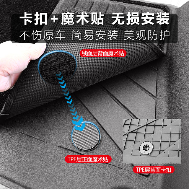 Suitable for Weilai 23-24 ES6/EC6 floor mats tpe injection molded all-inclusive car floor mats ...