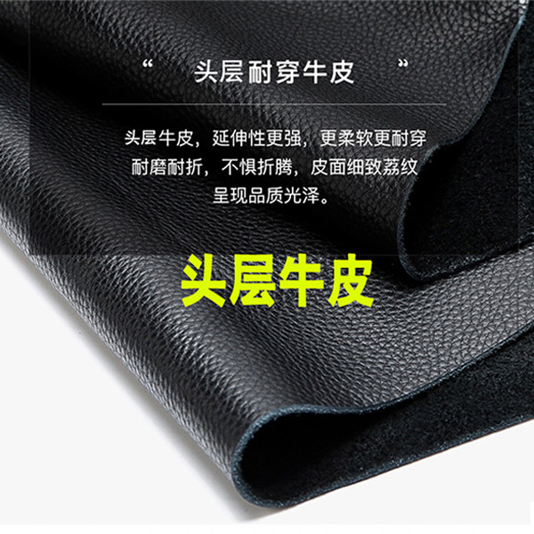 Aokang Hollow Leather Shoes Men's Genuine Leather Crocs Summer Sandals ...