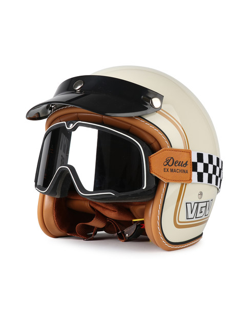 3C Certified Retro Helmet All Year Round Cruiser Motorcycle Half Helmet ...