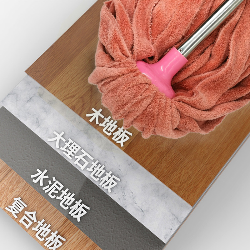 Mop Cotton Thread Twist Water Ordinary Household Round Head Mop Floor ...