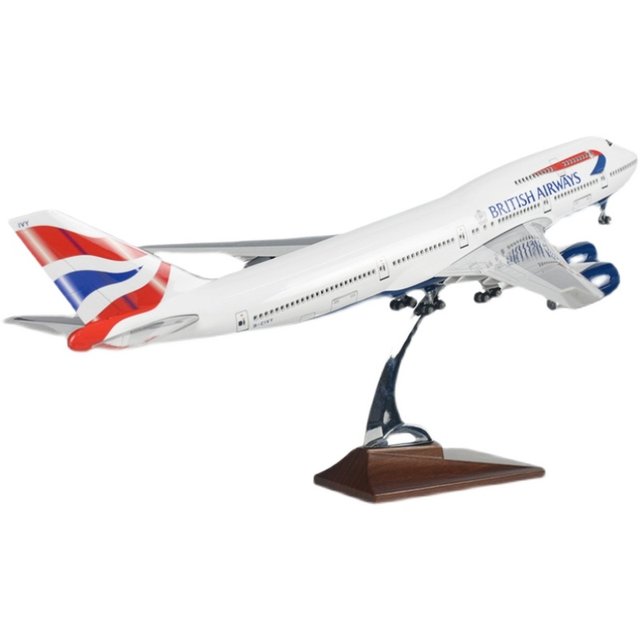 B747 British Airways aircraft model passenger aircraft non-assembled ...