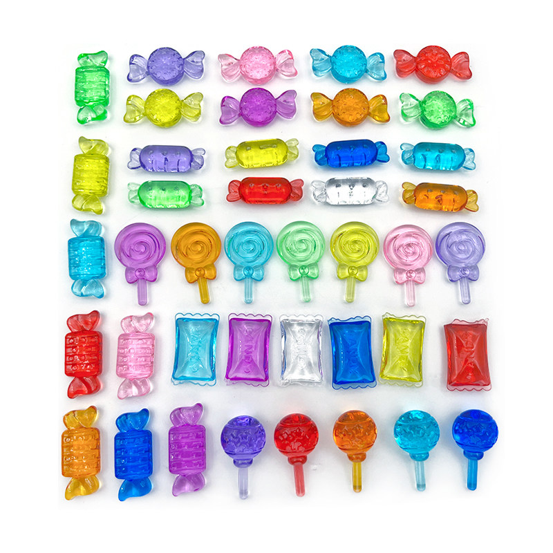 Children's Gem Plastic Crystal Toy Princess Seven-Color Diamond Gift Box