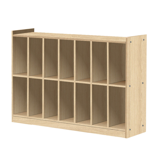 The kindergarten schoolbag cabinet storage plaid combination Badhe ...