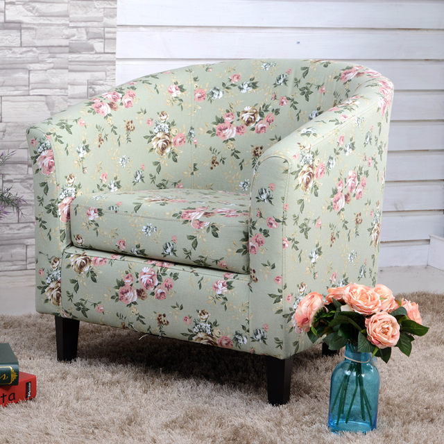 Modern simple single sofa chair Nordic small apartment rental bedroom ...