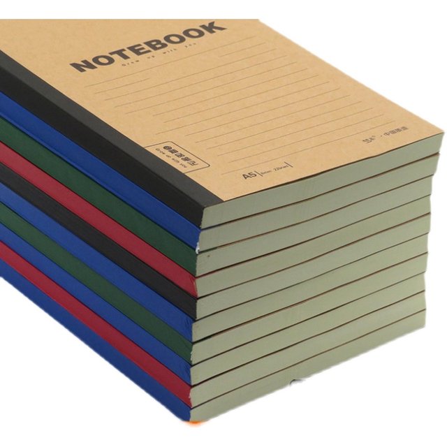 Thickened large kraft paper notebook B5 middle school students homework ...
