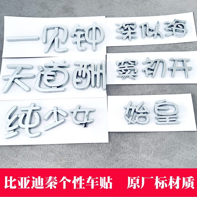 BYD's personalized character logo after the Qin, Han, Tang, Yuan and ...