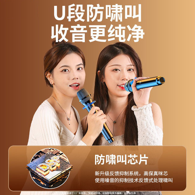 Professional wireless microphone universal microphone U-segment one-to ...