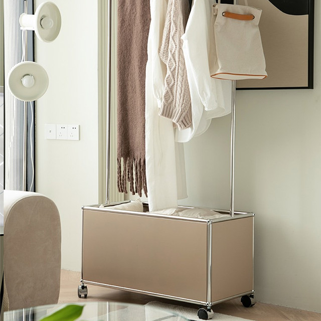 USM second-hand floor-standing clothes hanger dressing mirror coat rack ...