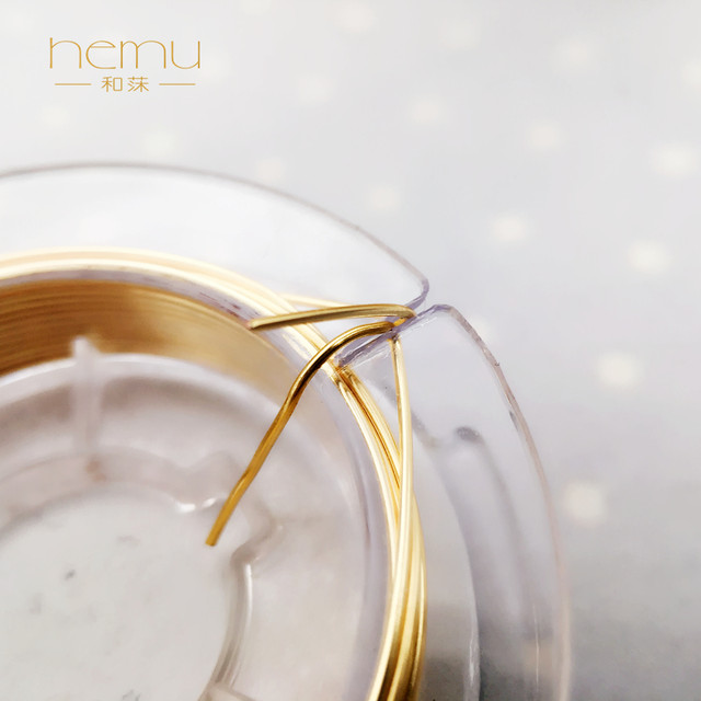 Hand-wound 14k gold-covered color-preserving copper wire, non-fading ...