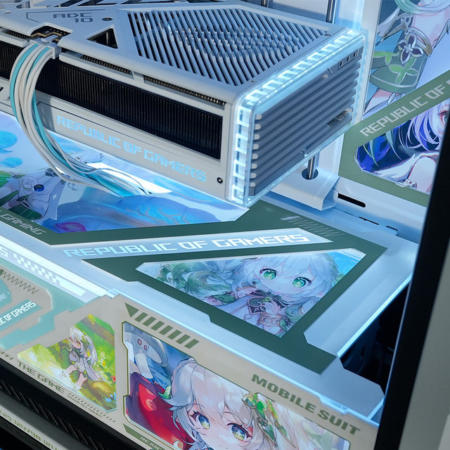 ASUS ROG Helios chassis customized Fubuki RO Hime two-dimensional ...