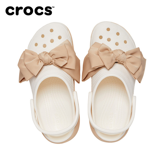 Crocs Crocs Classic Cloud Ribbon Cave Shoes Beach Women's Shoes Thick ...