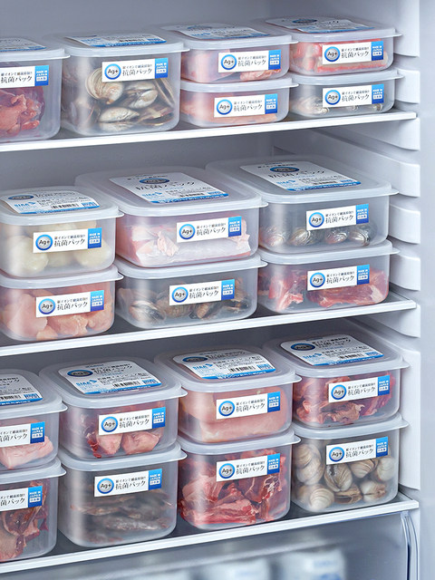 Japanese refrigerator frozen meat storage box antibacterial food -grade ...
