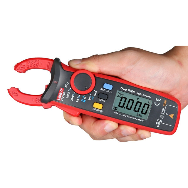 UNI-T/You Lide Clamp Meter UT210E Mini Digital Clamp Multimeter AC DC ...