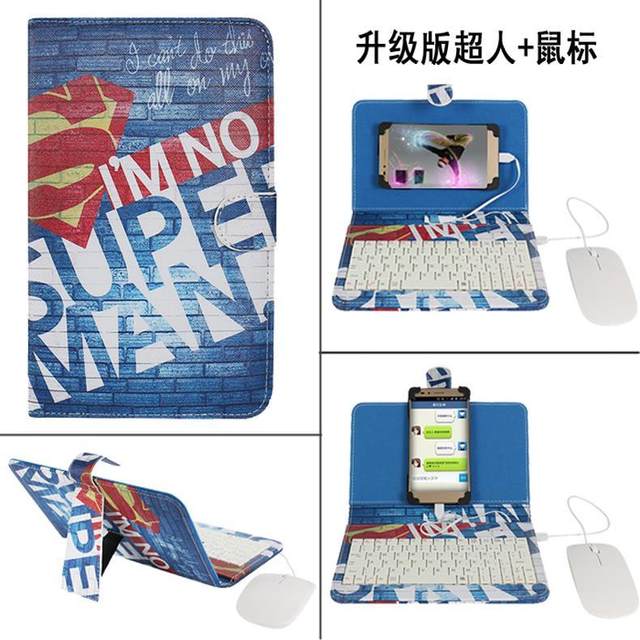 Mobile phone keyboard wireless mouse set small Android universal ...