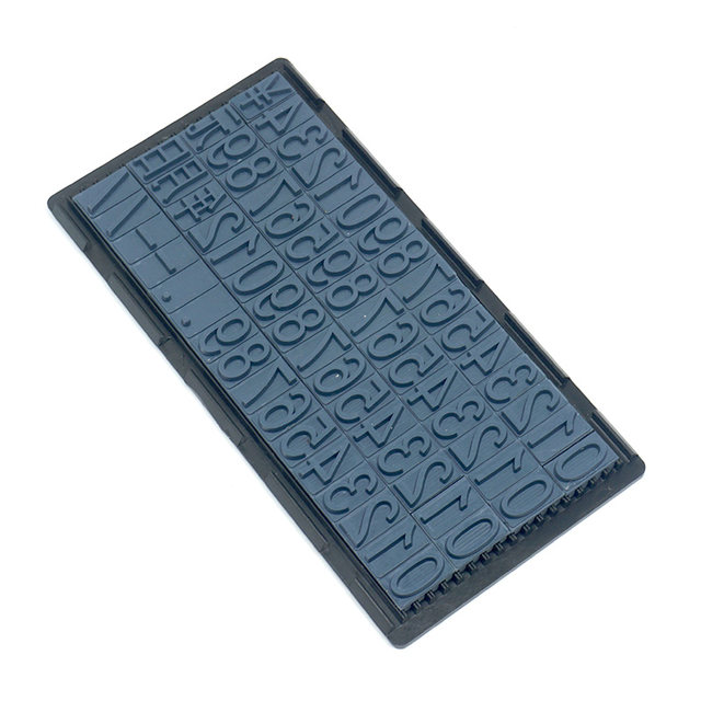 Gemeno rubber character grain digital coding machine rolling coding ...