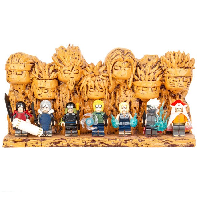 Domestic original Konoha shadow rock base platform statue scene resin ...