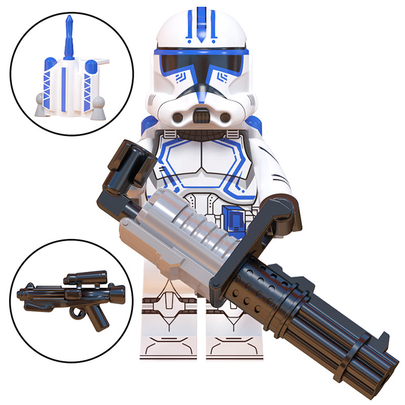 Compatible with LEGO Star Wars 501 Legion Rex Echo Tapu assembled ...