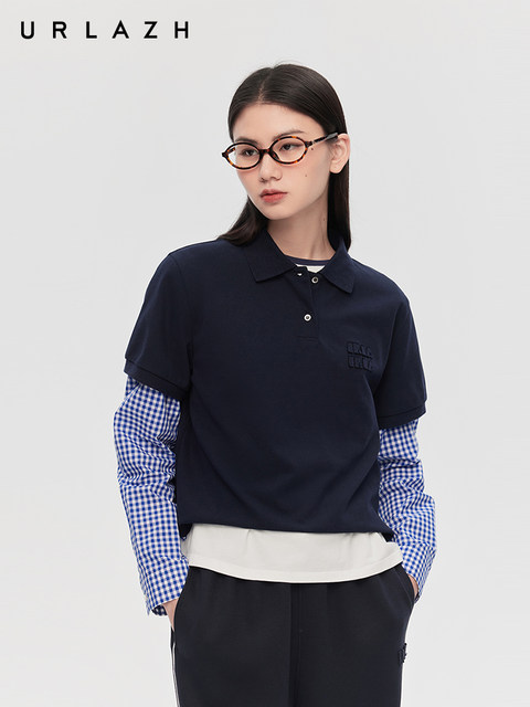 The same style of the mall, URLAZH Youlan 2025 spring new retro plaid ...