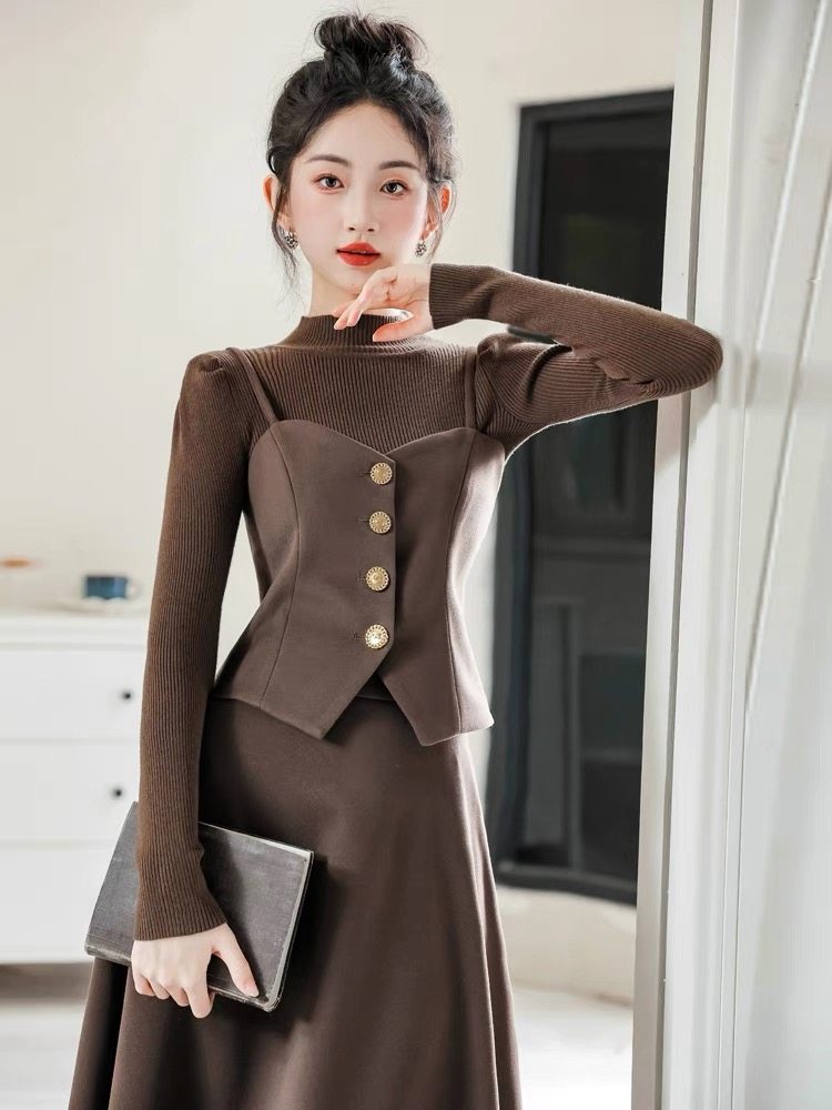 This year's popular beautiful little fragrant style suit skirt high-end ...