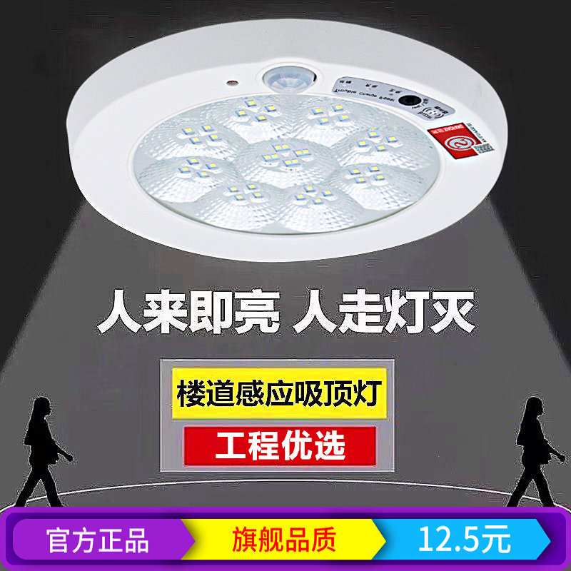 LED Sound-Activated Induction Ceiling Light-Controlled Corridor ...