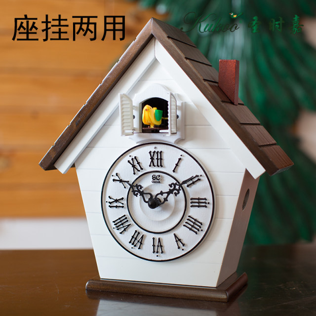 European-style simple cuckoo clock living room cuckoo clock pastoral ...