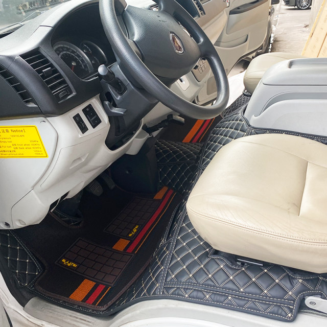 Suitable for Jinbei Toyota Hiace Xiamen Jinlong Kaiguer van floor mats Kowloon EW5 full surround ...