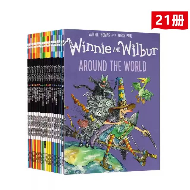 English original Winnie the Witch picture book series 21 volumes ...