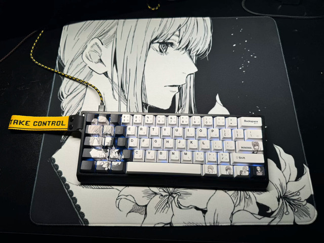 makima chainsaw man keycap adaptation wooting ez63 made68 American lion ...