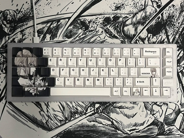 makima chainsaw man keycap adaptation wooting ez63 made68 American lion ...