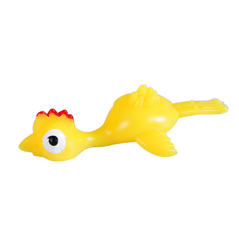 Finger Catapult Chick Sticky Wall Toy