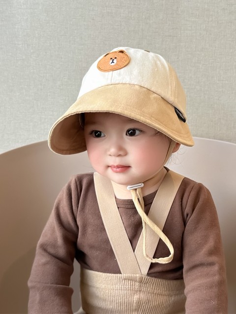 Baby sun hat big brim baby toddler sun hat outdoor baby baseball cap ...