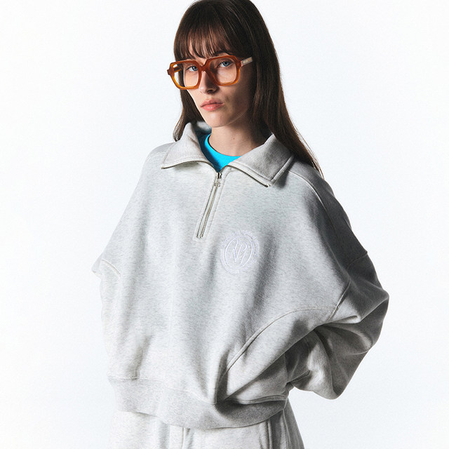 Korean genuine PARTIMENTO 2024 new autumn women's retro brushed half ...