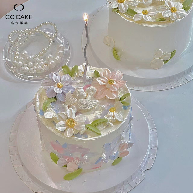 CCCAKE Goddess Garden Cream Cake Goddess Day cake sent to girls in Beijing