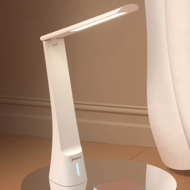 Midea rechargeable led table lamp desk office student plug-in study ...