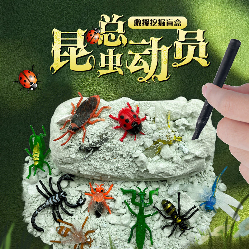 Insect Story Children's Treasure Archeology - 12 Kinds of Insects ...