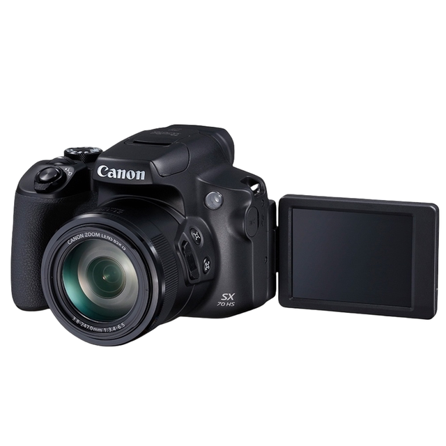 Canon SX70 SX60 50 40 30 HD digital telephoto camera flip screen campus ...