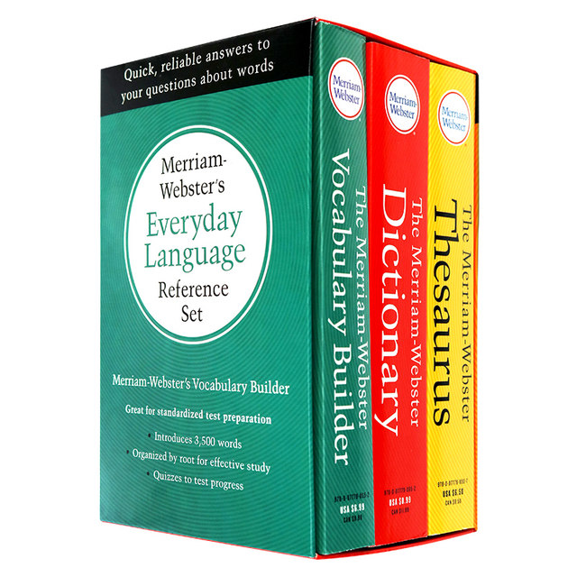 Webster's Three Treasures Boxed Root Dictionary + Synonyms Dictionary ...
