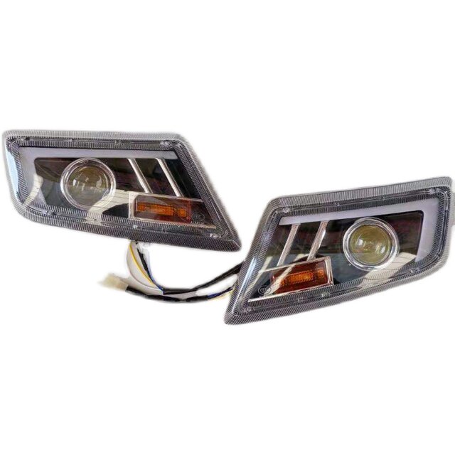 Electric three-wheel four-wheeled car headlight lighting headlights ...