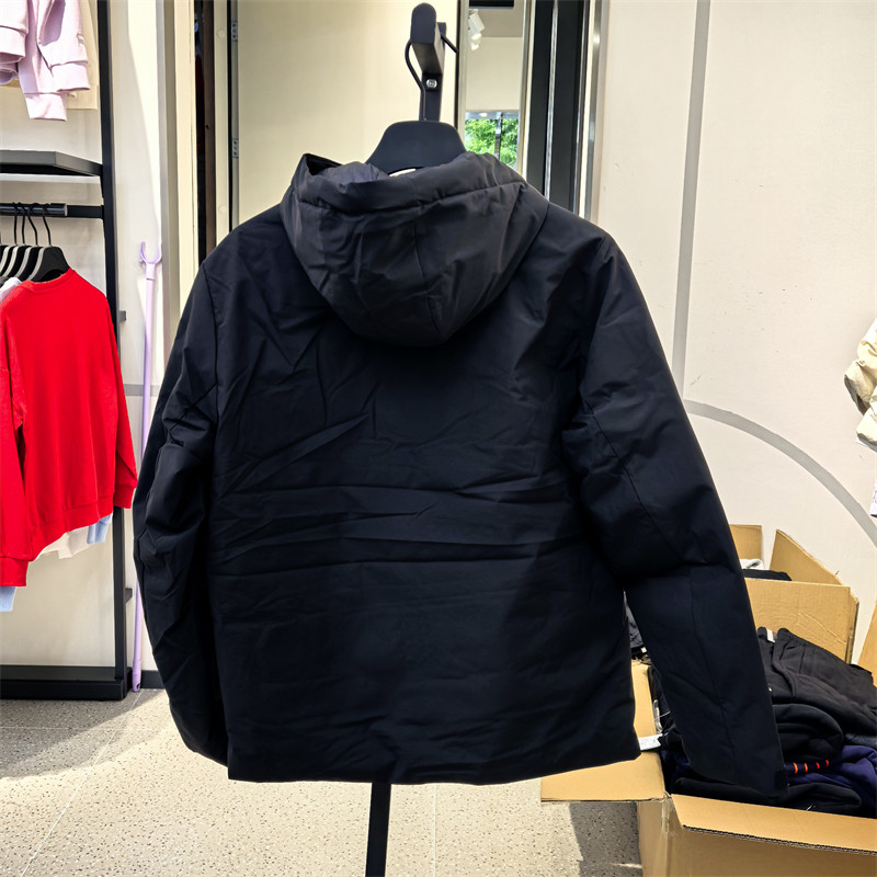 ANTA Men's Stand Collar Medium Down Jacket 2024 Winter Water-Repellent ...