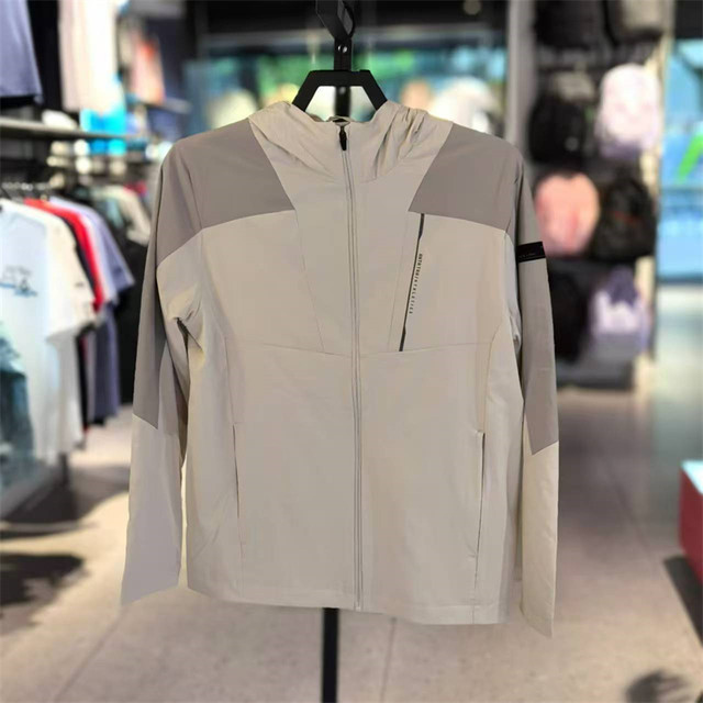 ANTA Jacket Men's 2024 Autumn New Windproof Hooded Woven Quick-Drying ...