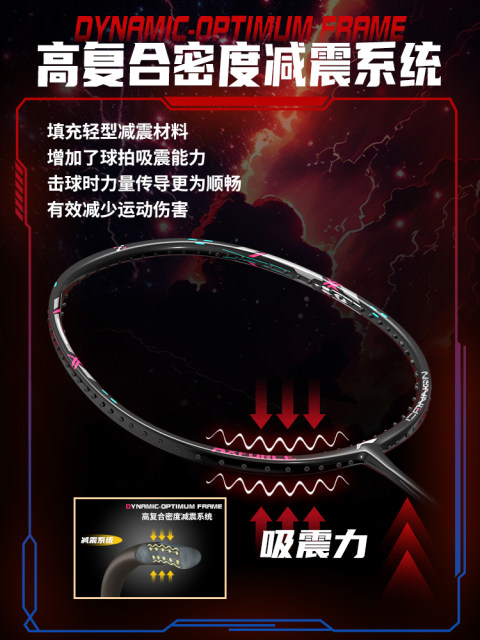 Li Ning badminton racket thunder small steel cannon pro genuine ...