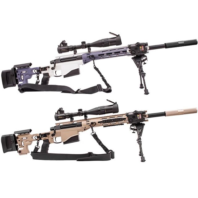 Jethawk MSR shell-throwing sniper AWM toy gun metal manual pull bolt ...