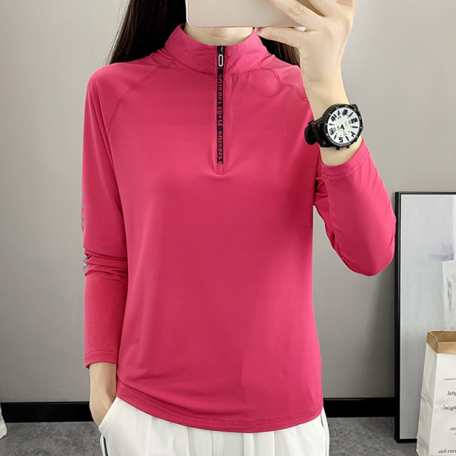 Outdoor quick-drying clothing women's long-sleeved T-shirt top sports ...