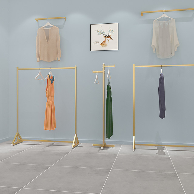 Clothing store display stand women's clothing shelf men's clothing ...