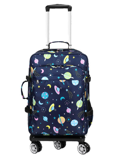 Trolley backpack travel bag women's ultra-light trolley bag men's large ...