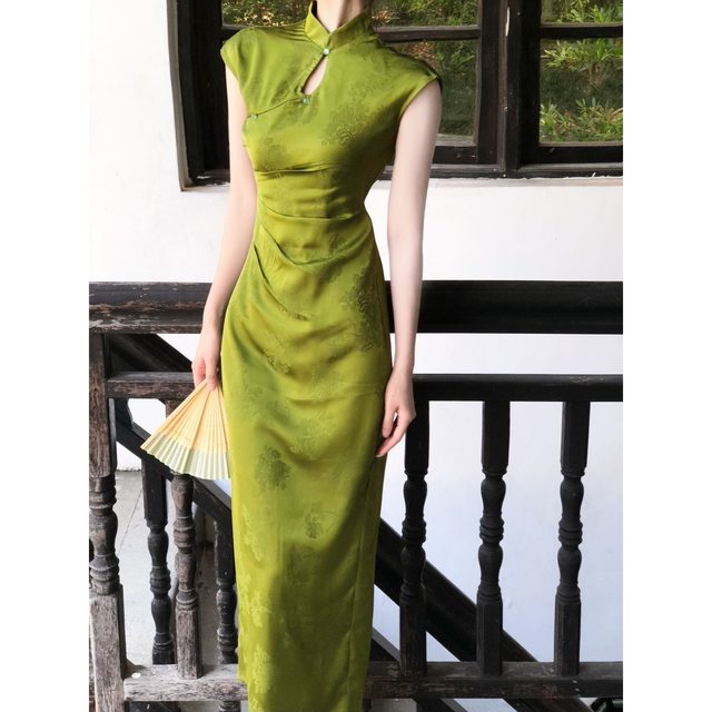 Juli's "Only This Green" New Chinese Style National Aesthetics Pleated ...