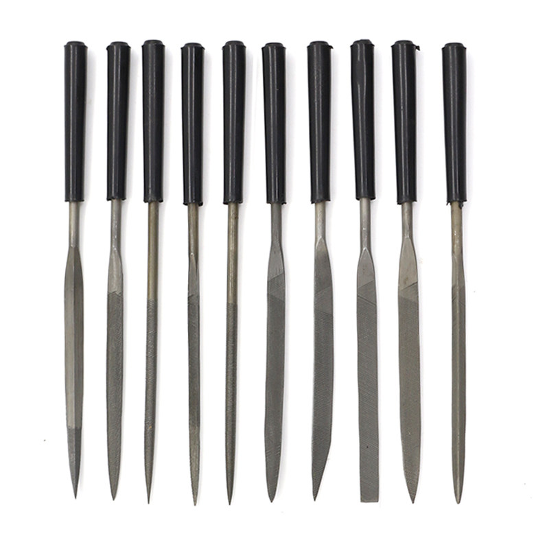 Plastic Steel File Model File Set - Triangle, Semicircle, Flat Head ...