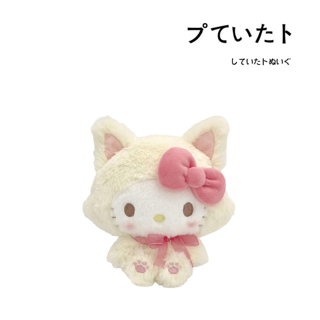 Japanese Sanrio Hellokitty genuine soft and cute cat Kat cat kt cat doll plush toy