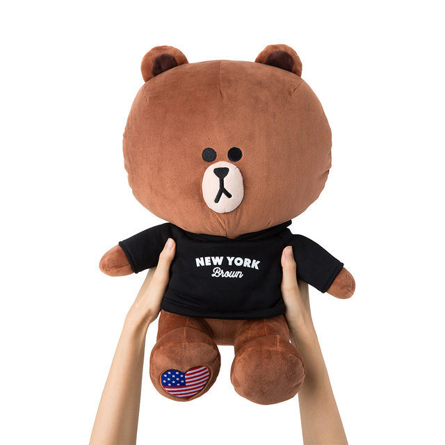 Korean genuine linefriends genuine New York Brown Bear Coni Rabbit ...