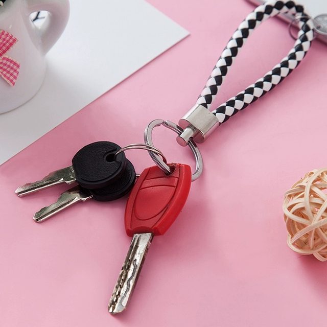Creative net red key chain female car cartoon doll pendant cute ins ...